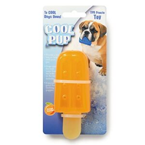 cool pup cooling toy (popsicle (mini), orange)