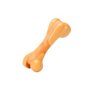 tikaton dog chew toys for aggressive chewers, chicken flavor durable dog teething chew toys bones for large/medium/small puppies