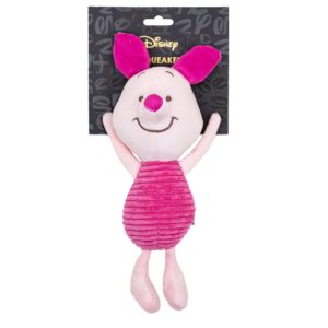 Buckle-Down Disney Dog Toy, Winnie The Pooh Piglet Arms Up Sitting Pose Pet Toy, Plush