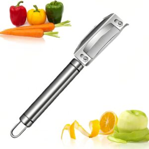 Heavy Duty Vegetable Peeler with Ultra Sharp Thick n Strong Blade for Butternut Squash Sugar cane Asparagus,Easy to peeling hard skin of fruits and vegetable