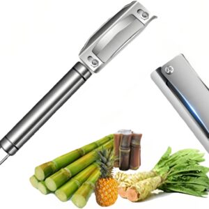 Heavy Duty Vegetable Peeler with Ultra Sharp Thick n Strong Blade for Butternut Squash Sugar cane Asparagus,Easy to peeling hard skin of fruits and vegetable