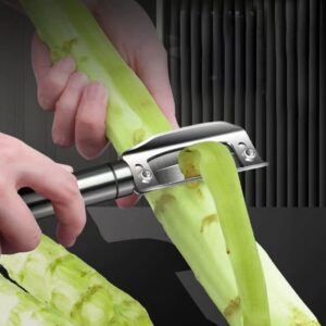 Heavy Duty Vegetable Peeler with Ultra Sharp Thick n Strong Blade for Butternut Squash Sugar cane Asparagus,Easy to peeling hard skin of fruits and vegetable