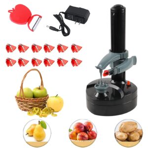 electric rotato peeler with 13 replacement blades kitchen automatic rotating peeling tool for fruit & vegetable