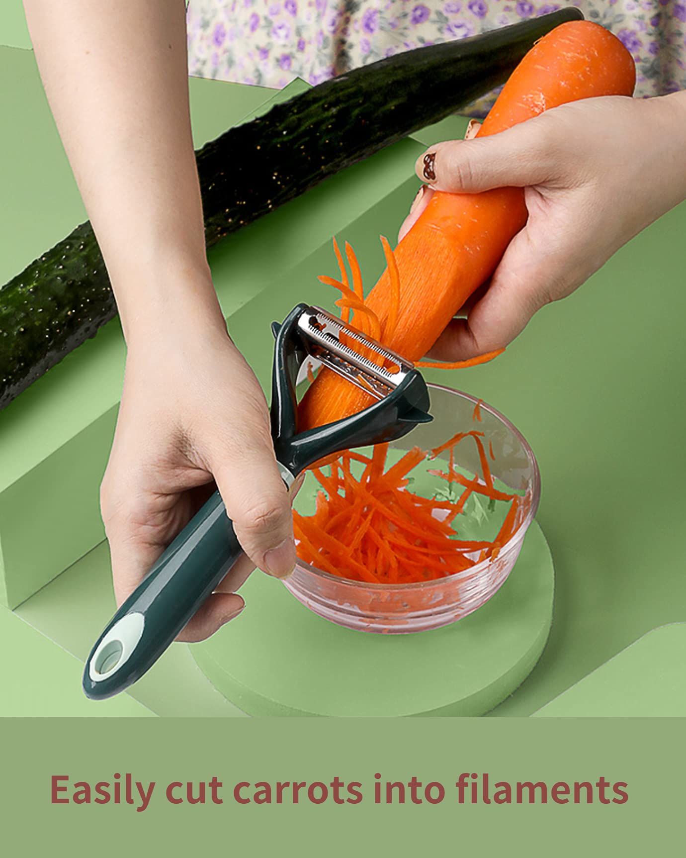 Tododli vegetable peelers for kitchen (3 set)，sharp stainless steel peelers,multi fruit peeler machine, suitable for peeling and pitting potatoes, cucumbers, carrots, apples, peach