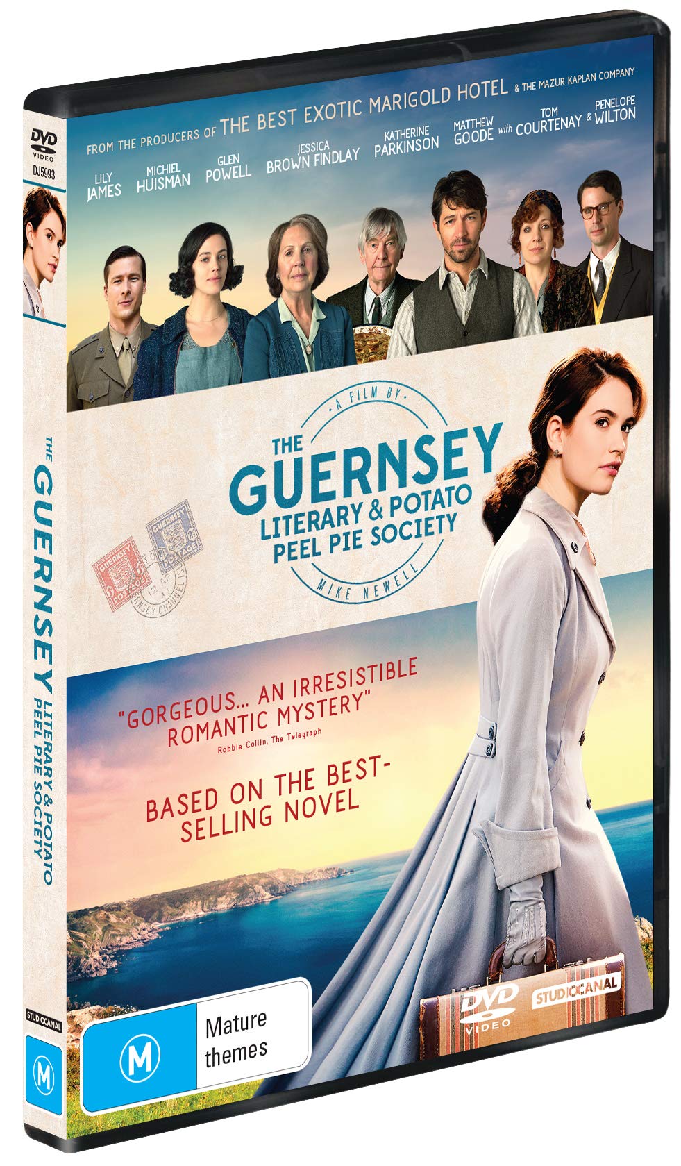 The Guernsey Literary And Potato Peel Society | Lily James | NON-USA Format | PAL | Region 4 Import - Australia