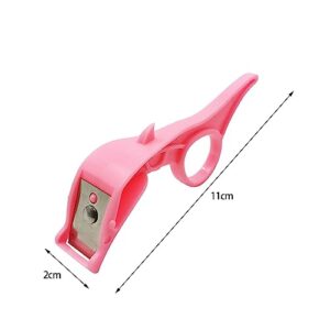 Duiaynke Citrus Potatoes Peeler Fast Peeling Peeler of The Comfortable to Hold Design Orange Peel, for Restaurant Home Party (Pink)