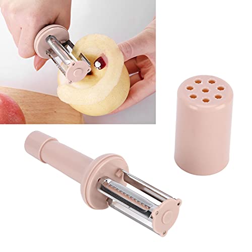 Vegetable Peeler,Kitchen Food Peelers,Household Peeler Bottle Shape Durable Fruit Potato Carrot Peeler Kitchen Tool Supplies Sharp Blades Easy Peeling(pink)