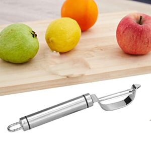 Vegetable Peeler, Kitchen Peeler, Stainless Steel Fruit and Vegetable Peeler with Comfortable Safety Handle for Peeling Potatos Apples Kitchen Gadget