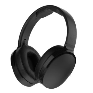 skullcandy hesh 3 bluetooth wireless over-ear headphones with microphone, black (renewed)