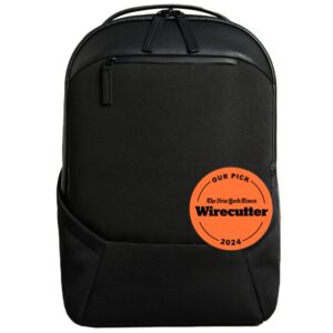 troubadour apex 17" laptop backpack - waterproof, lightweight, spacious - made from recycled materials