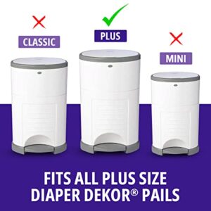 COMFICOVE Refills Compatible with DEKOR PLUS Diaper Pails | 8 Pack | Extra Thick Diaper Pail Refill Liners | Fresh Scent | Easy to Replace and Dispose of Diaper Bag | Odorless Baby Diapers Disposal