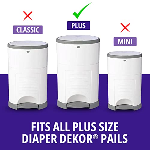 COMFICOVE Refills Compatible with DEKOR PLUS Diaper Pails | 8 Pack | Extra Thick Diaper Pail Refill Liners | Fresh Scent | Easy to Replace and Dispose of Diaper Bag | Odorless Baby Diapers Disposal