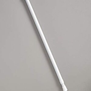 Sliding Telescopic Door Security Bar - Rubber Ends for Friction