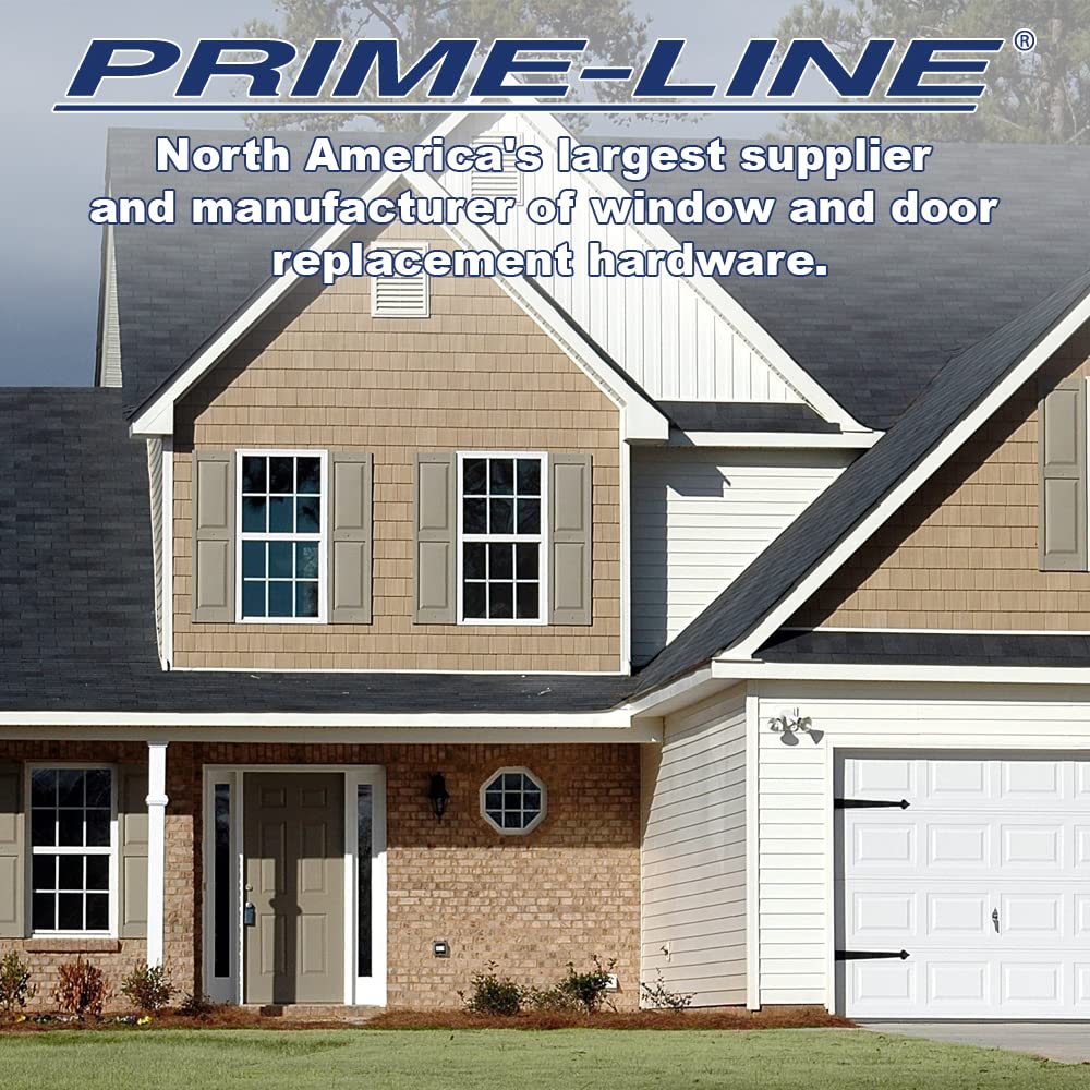 Prime-Line T 8731 7/16 in. White, (8-Pack) Deep Reach Storm Door Panel Clip