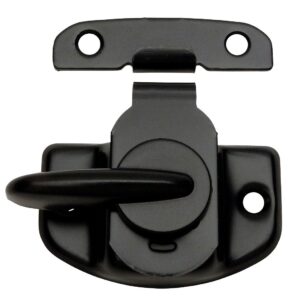 designers impressions 53638 flat black cam-action window sash lock and keeper