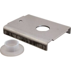 prime-line n 7192, top or bottom mount, for wood (2-pack) bi-fold door repair bracket, mill