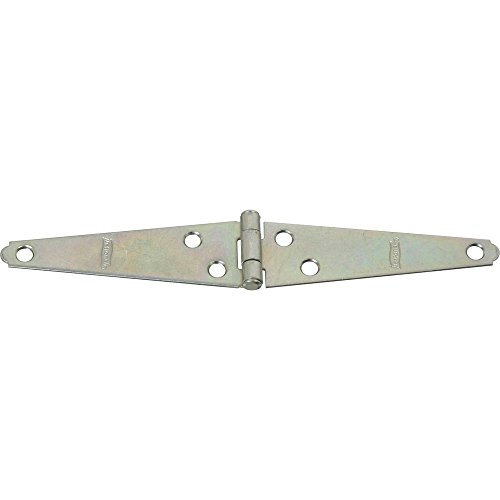 National Hardware N127-514 V280 Light Strap Hinges in Zinc plated, 2 pack,4 Inch