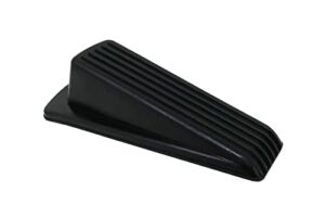 shepherd hardware 8934e 8934 heavy duty rubber, black, 2 pack door wedge, 2-pack