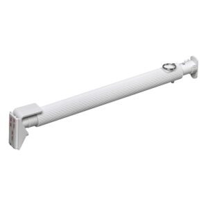 wedgit maxi twist tight large size sliding door security bar extends 25 to 42”, sliding door lock bar to keep intruders from getting in, also ideal for sliding & single hung windows, white