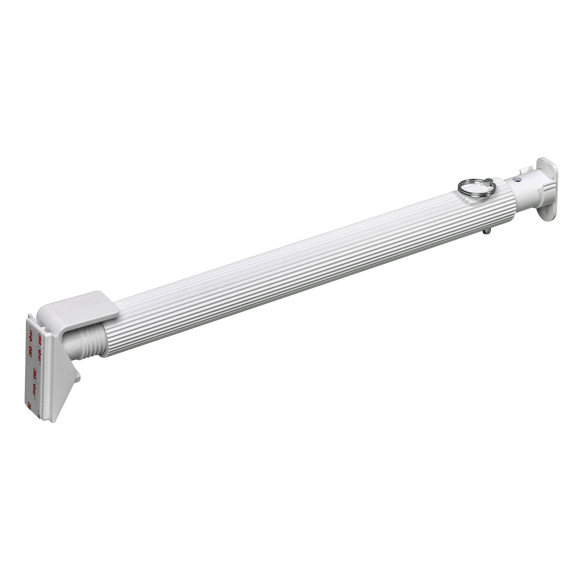 Wedgit Maxi Twist Tight Large Size Sliding Door Security Bar Extends 25 to 42”, Sliding Door Lock Bar to Keep Intruders from Getting in, Also Ideal for Sliding & Single Hung Windows, White