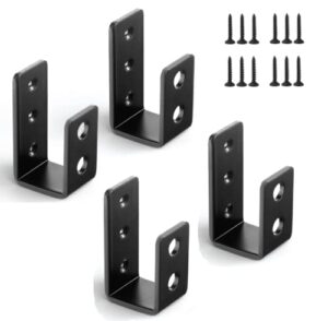 liphontcta 2x4 doade brackets, heavy duty open bar security holder garden sculpture outdoor decoration