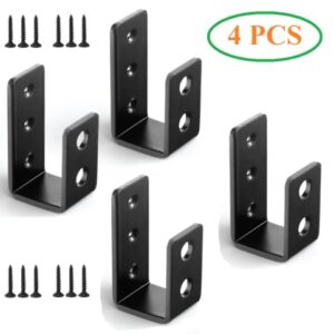 Liphontcta 2x4 Doade Brackets, Heavy Duty Open Bar Security Holder Garden Sculpture Outdoor Decoration