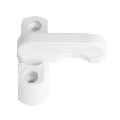 appuivbt Window Sash Jammer,Plastic Window Lock,Window Buckle for Window Door Locking,Opening and Closing Handle Lock