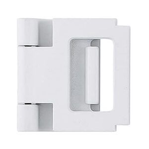 The Door Guardian - Door Lock for Out-Swinging Doors, Home Security Latch Device, Childproof, Easy to Install (White)