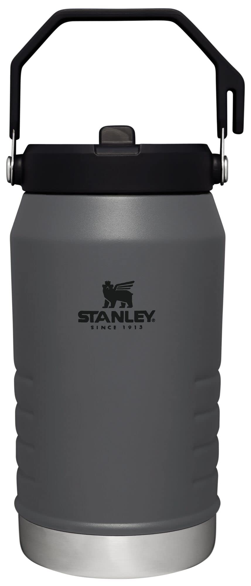 Stanley IceFlow Stainless Steel Tumbler - Vacuum Insulated Water Bottle for Home, Office or Car Reusable Cup with Straw Leak Resistant Flip Cold for 12 Hours or Iced for 2 Days, Charcoal, 64oz