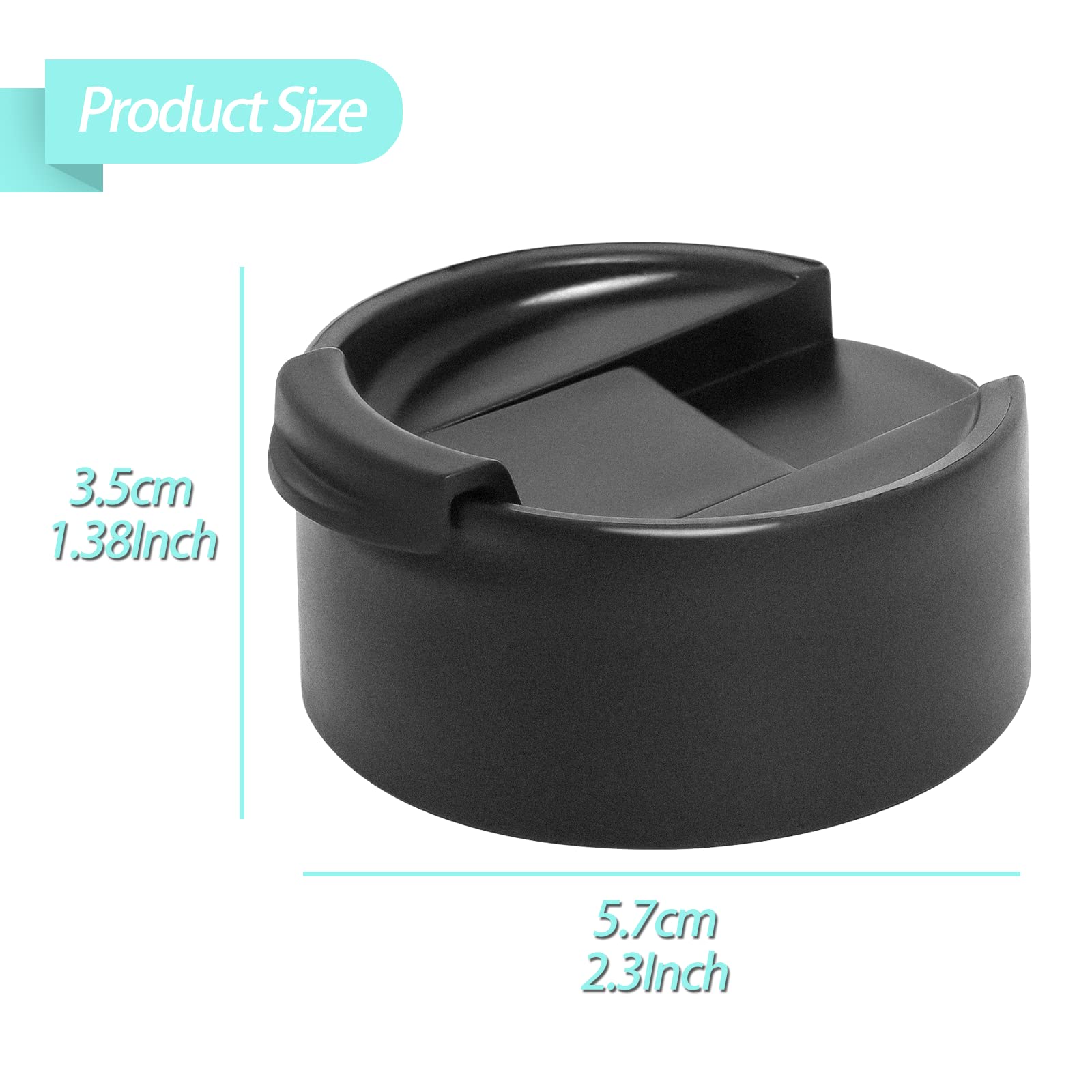 Spout lid Compatible with Hydro Flask Wide Mouth, Coffee Lid/Flip Cap Replacement Compatible with Hydroflask, Nalgene, More Top Water Bottle Brands Hydroflask Lid Wide Mouth 12 16 18 20 32 40 64 OZ