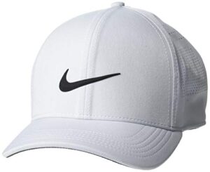 nike unisex nike aerobill classic99 performance hat, sky grey/anthracite/black, medium/large