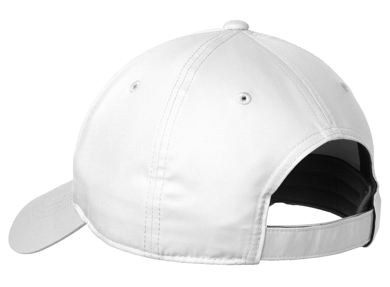 Nike Standard Golf Cap, White, Adjustable, One Size