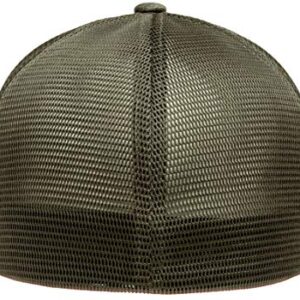 Flexfit Melange UniPanel Trucker Cap, Olive, Large/XLarge