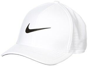 nike aerobill classic 99 performance golf cap 2019 (white/anthracite/black)