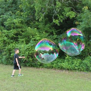 E-Know Bubble Wand,3 Style Giant Bubble Wand Outdoor Toy for Kids, Recyclable Stainless Steel,Telescopic Design Bubble Party Favors, Works Best Bubbleventi Bubble Mix