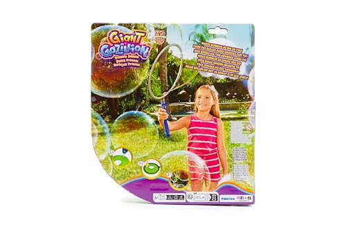 Gazillion Bubbles Incredible Bubble Wand - Make Gigantic Bubbles & Delight Friends W/ 16 Oz Giant Bubble Solution - For Age 3+