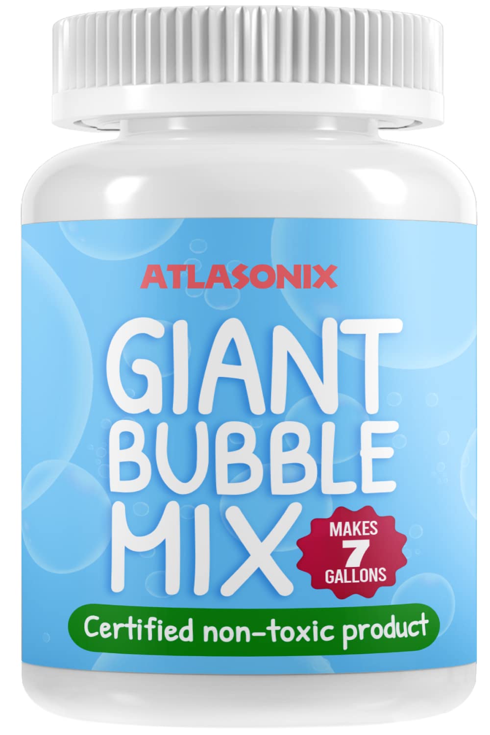 Non Toxic Bubble Mix Solution Huge Bubbles powder concentrate refill for Giant bubble Wands and Machines Safe for Kids and Pets on Summer Outdoor Birthday Fun Party Activity dog edible