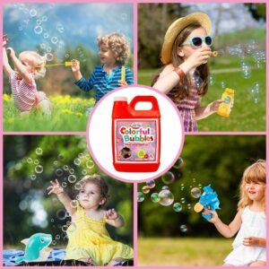 Lulu Home Concentrated Bubble Solution, 1 L/ 33.8 OZ Refill for Kids Bubble Machines, Giant Wands, Blowers - Halloween Party Favors