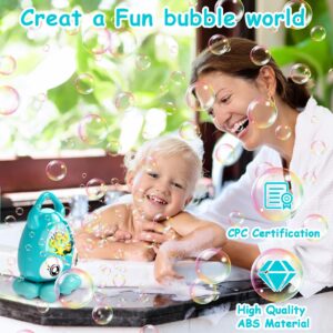 Bubble Machine, Cute Octopus Automatic Bubble Blower, 10000+ Bubbles Per Minute Bubbles Kids Toys for Ages 2-4 5 6 7 8 9 10 11 12,Kid for Birthday Wedding Party Indoor Outdoor Toy Blue