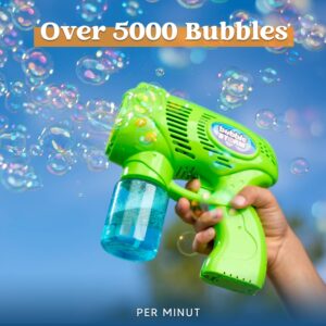 JOYIN 2 Kids Bubble Gun with 2 Bottles Bubble Refill Solution, Bubble Guns kids 4-8, Bubble Machine Gun for Toddlers 1-3, Bubble Gun Blaster Party Favors, Summer Toy, Outdoors, Easter, Birthday Gift