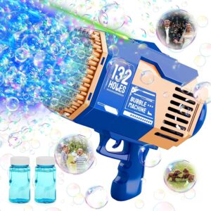 bubble machine gun kids toys: 35000+ bubbles bazooka bubble gun blaster blower for toddlers girls boys ages 3 4 5 6 7 8 9 10 11 12 year old outdoor summer fun gifts birthday party wedding