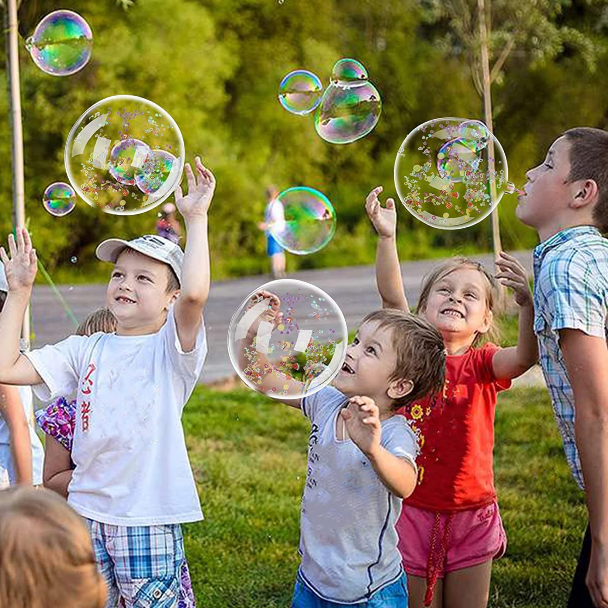 Atlas Toys - Nano Tape Bubble Kit for Kids - Bubbles Toys for Party for Kid, Girls, Boys and Adult - Nano Tape Squishy Kit Toy - Nano Tape Bubbles Party Balloon Tape Decoration - Children's Gifts