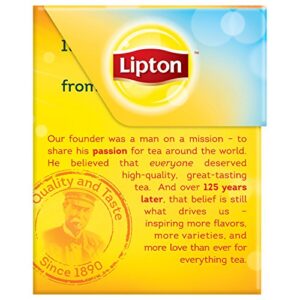 Lipton Cold 6 Piece Brew Family Black Iced Tea Unsweetened Decaffeinated Tea Bags