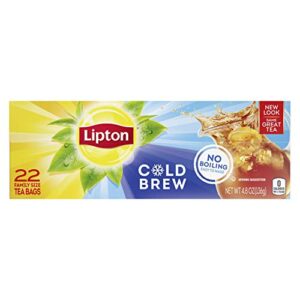 lipton family iced tea bags black tea 22 ct