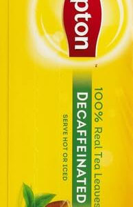 Lipton Black Tea Bags, Decaffeinated, 50 ct