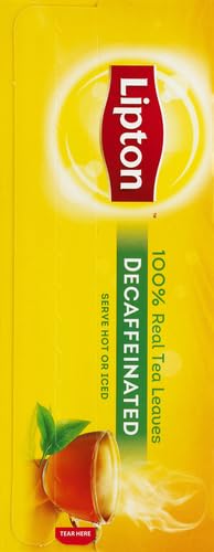 Lipton Black Tea Bags, Decaffeinated, 50 ct