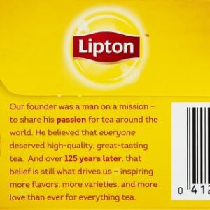 Lipton Black Tea Bags, Decaffeinated, 50 ct