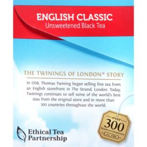 Twinings Tea Cold Brew Tea Bags for Iced Tea - English Classic Black Tea, Unsweetened, Easy Brew in Cold Water, 20 Count (Pack of 2)