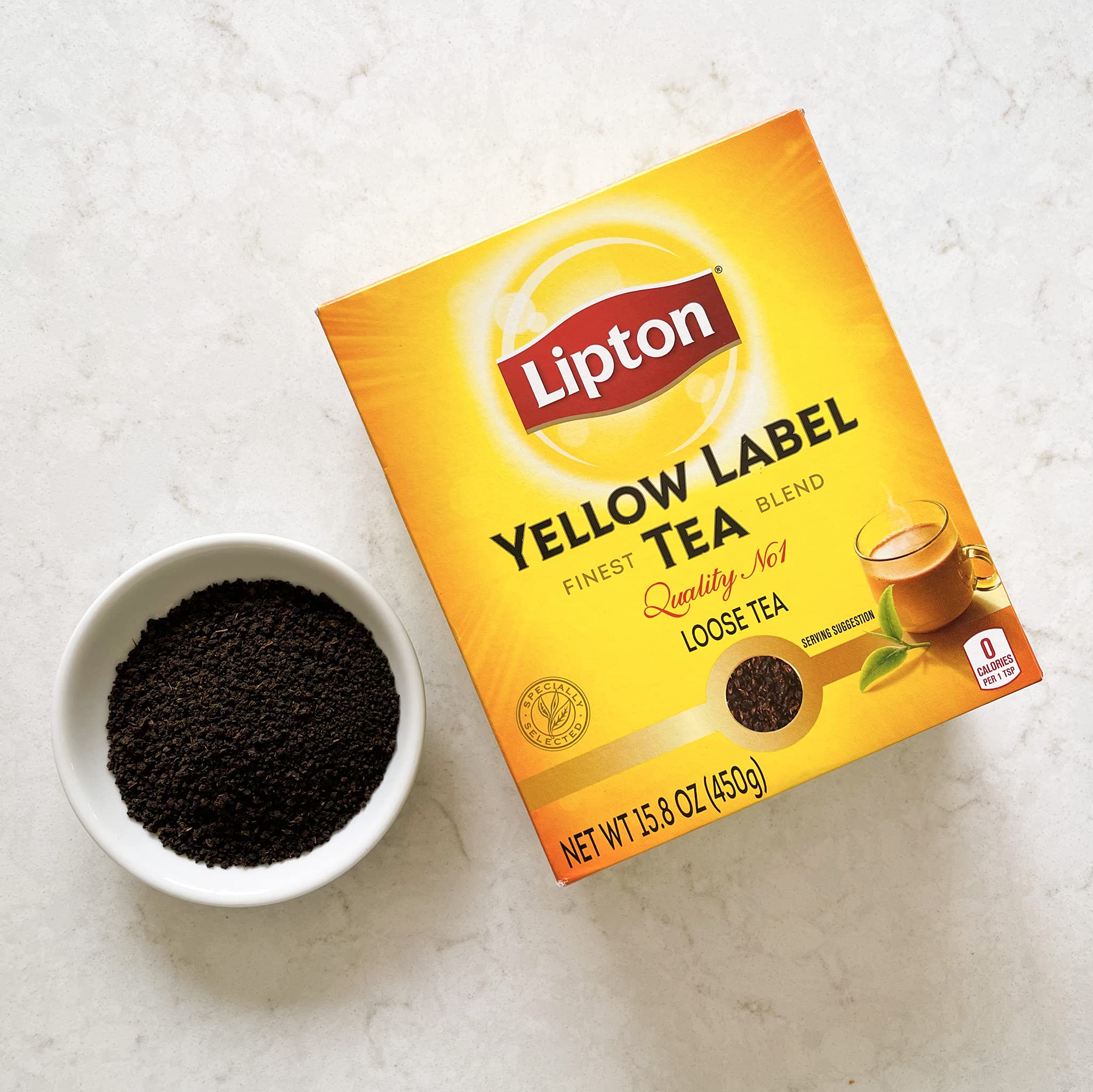 Lipton Yellow Label Tea International Blend 15.8oz (Pack of 2)