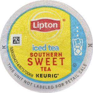 lipton southern sweet tea k-cup for keurig brewers, 54 count